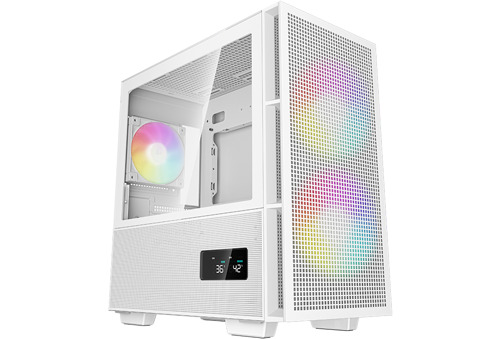 Deepcool CH360 White Tempered Glass MicroATX/Mini-ITX Case LN152110 - R ...