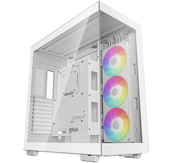 DeepCool CH780 Tempered Glass White Panoramic Gaming Case LN141695 - R ...
