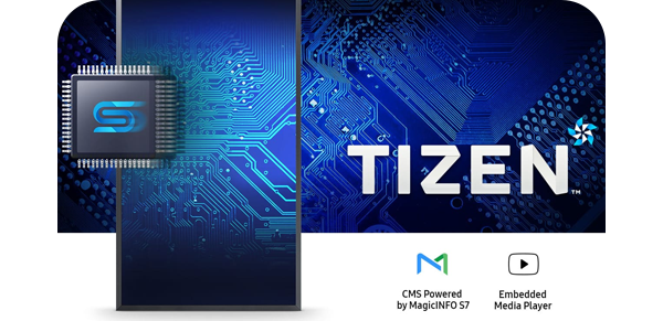 Samsung 55" OM55N-DS Full HD Double-Sided Window Display Panel LN135539 ...