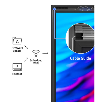 Samsung 55" OM55N-DS Full HD Double-Sided Window Display Panel LN135539 ...