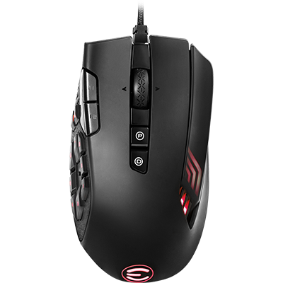 EVGA X15 MMO RGB Optical Black 16Kdpi Gaming Mouse LN135388 - 904-W1 ...