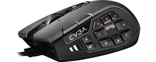 EVGA X15 MMO RGB Optical Black 16Kdpi Gaming Mouse LN135388 - 904-W1 ...