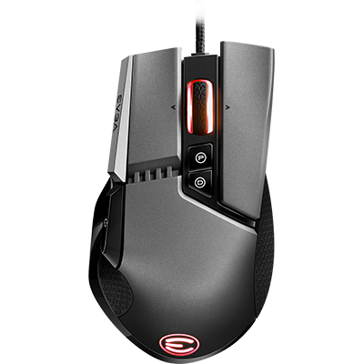 EVGA X17 RGB Optical Gaming Mouse 10 Button 1600dpi Grey LN135387 - 903 ...