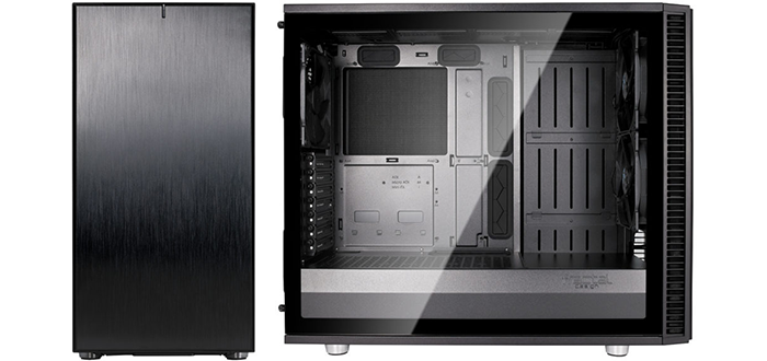 Fractal Define S2 Blackout Tempered Glass Midi PC Gaming Case LN91801 ...