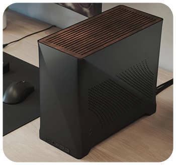 Fractal Design Era 2 SFF Mini-ITX Charcoal Gaming PC Case LN147762 - FD ...