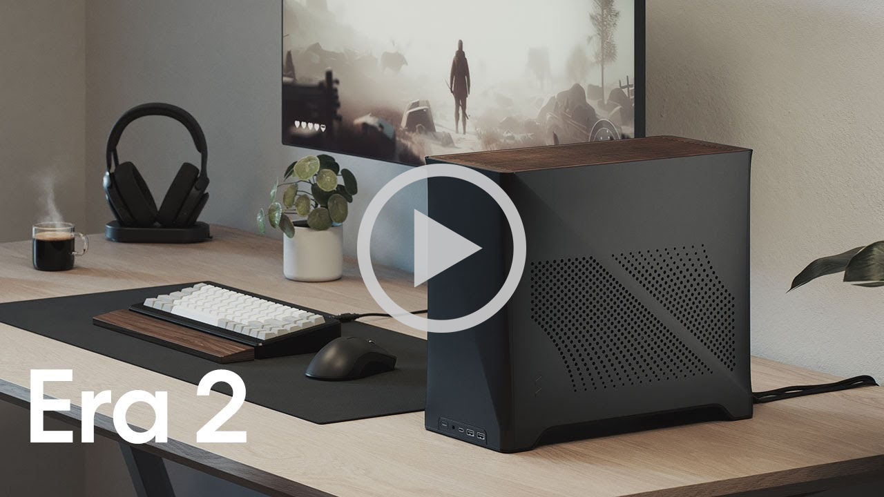 Fractal Design Era 2 SFF Mini-ITX Charcoal Gaming PC Case LN147762 - FD ...