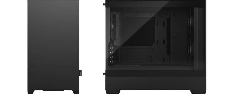 Fractal Pop Mini Silent micro-ATX Tempered Glass Case Black LN119151 ...