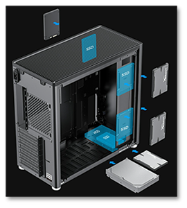 GameMax Meshbox Mid Tower Black PC Gaming Case LN134522 - GMX-MESHBOX-B ...