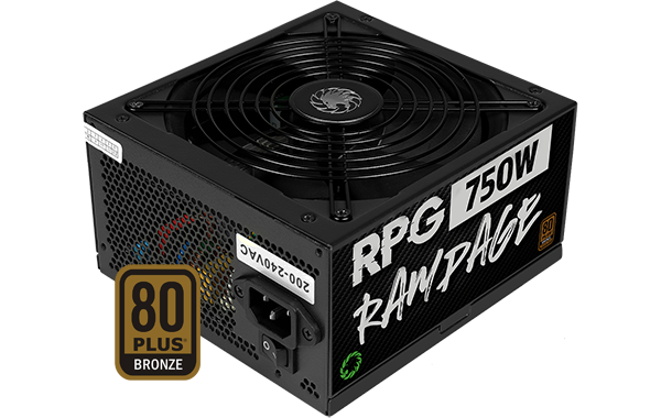 GameMax RPG Rampage 750W 80+ Bronze Power Supply LN111906 - GMXRPG750MOD | SCAN UK