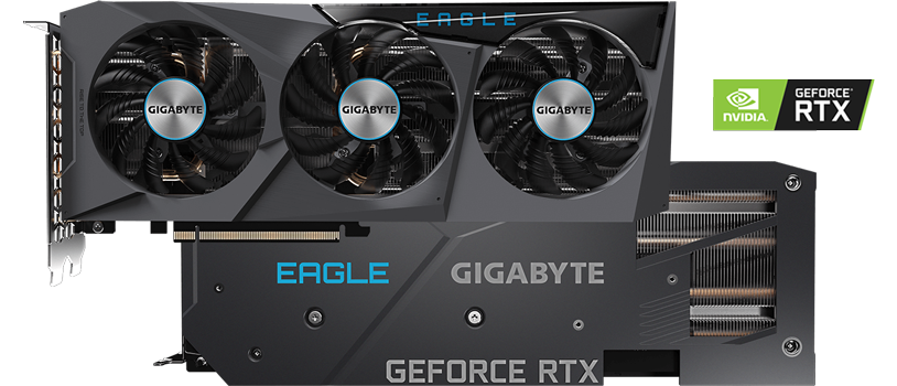 Gigabyte NVIDIA GeForce RTX 3060 Ti EAGLE OC 8GB GDDR6X Ampere Graphics ...