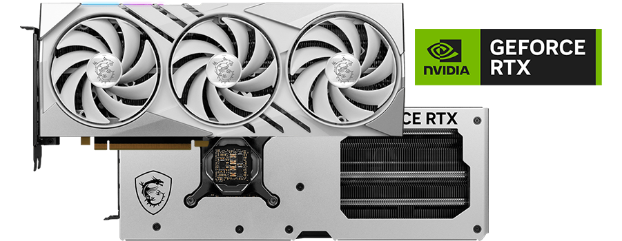 MSI NVIDIA GeForce RTX 4070 Ti SUPER 16GB GAMING X SLIM WHITE Ada ...
