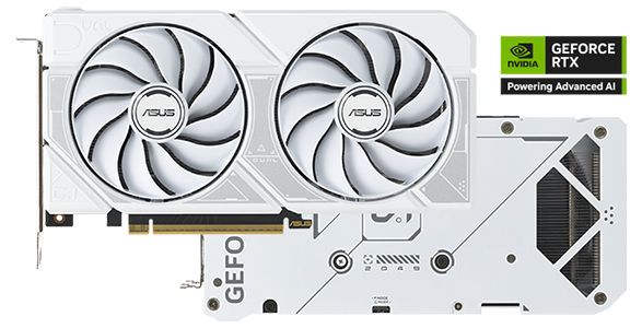 ASUS NVIDIA GeForce RTX 5060 Ti DUAL White OC 16GB Blackwell Graphics ...