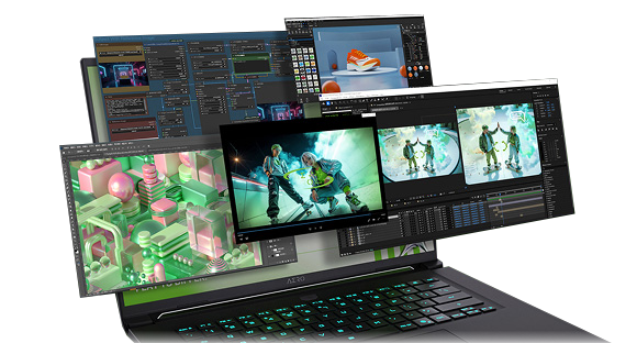 Gigabyte AERO X16 16" WQXGA Ryzen AI 7 RTX 5060 Gaming Laptop LN160010 ...