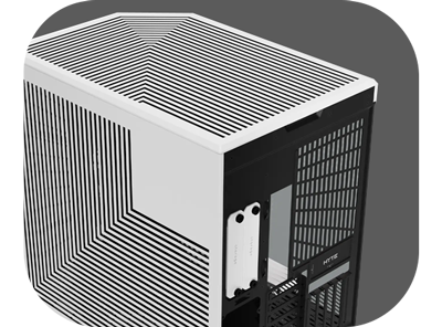 Hyte Y70 Touch Dual Chamber White Mid Tower PC Case LN142227 - CS-HYTE ...