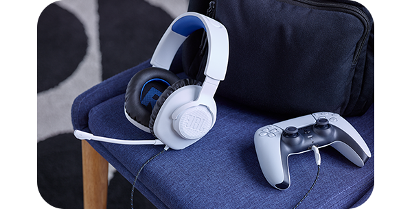 JBL Quantum 100P Wired Gaming Headset PC/Console - White/Blue LN138823 ...