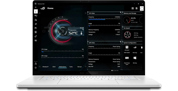 ASUS ROG Zephyrus G16 16" 2.5K Ultra 9 CPU GeForce RTX 4080 Gaming ...