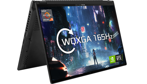 ASUS ROG Flow X16 16" 165Hz Ryzen 9 GeForce RTX 3070 Ti Laptop LN126398 ...