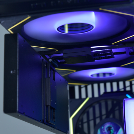 Lian Li 8.8" Universal Screen With Modular Freestanding Mount/Case ...