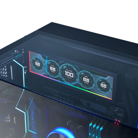 Lian Li 8.8" Universal Screen With Modular Freestanding Mount/Case ...