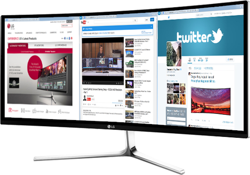 34 inch LG 34UC97 LED - Curved 4K IPS Monitor LN63042 | SCAN UK