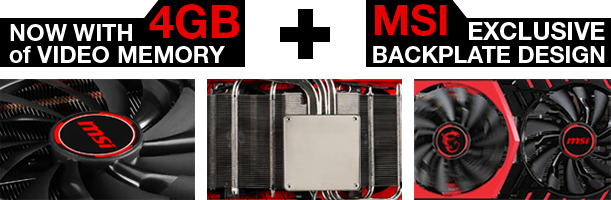 MSI GeForce GTX 960 GAMING 4G Graphics Card - 4GB LN63198 - GTX960 ...