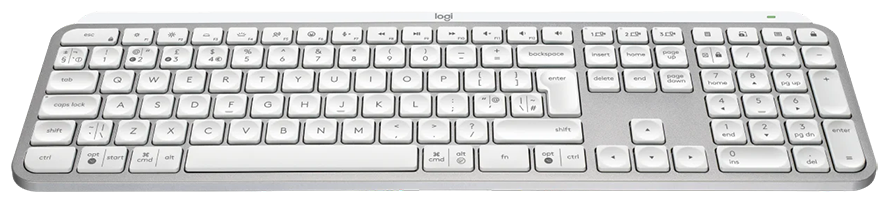 Logitech MX Keys S Wireless UK English Keyboard Pale Grey LN154902 ...
