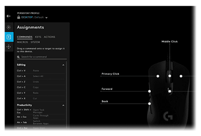 Logitech G403 HERO Wired Gaming Mouse 25.6K dpi Black LN133631 - 910 ...
