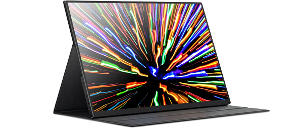 Mobile Pixels Fold 16" QHD USB-C Portable Monitor with Magnetic Cover ...