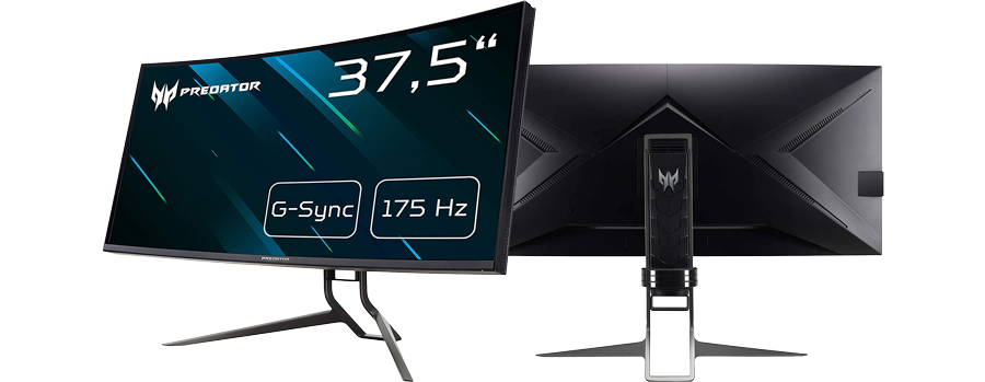 Acer 37.5" Predator X38P Curved UltraWide QHD+ G-SYNC 144Hz/175Hz IPS ...