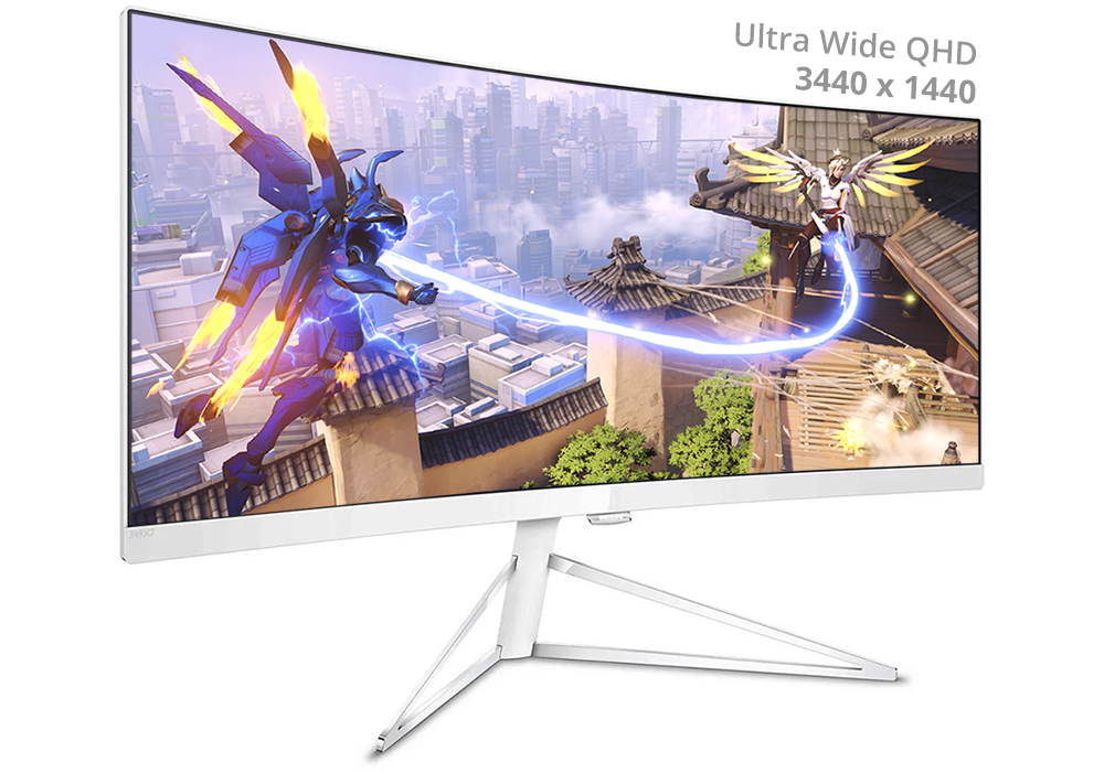 Philips 34" 349X7FJEW Ultra Wide QHD Curved FreeSync VA Monitor - Scan ...