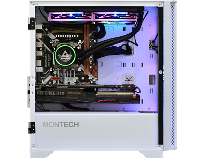 Montech AIR 100 LITE Black Tempered Glass MicroATX Case LN140843 - AIR ...