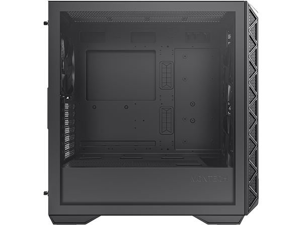 Montech AIR 903 BASE Black Mid Tower Tempered Glass Max-Airflow Gaming ...