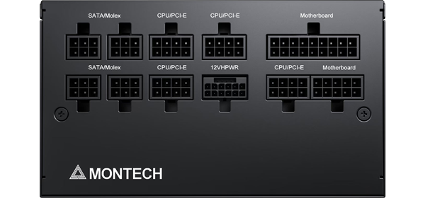 Montech CENTURY GOLD G5 750 Watt PCIe 5.0 Fully Modular 80+ Gold Low ...