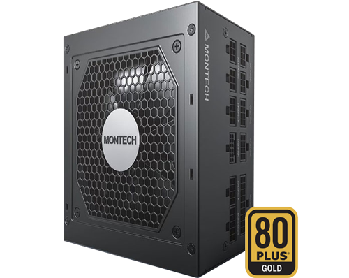 Montech CENTURY GOLD G5 750 Watt PCIe 5.0 Fully Modular 80+ Gold Low ...