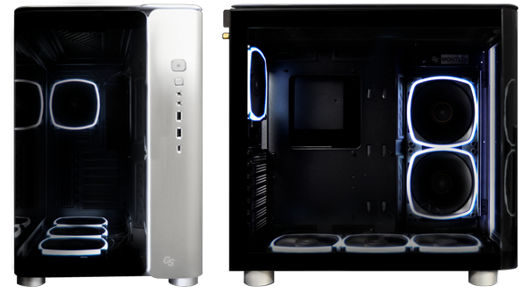 Montech KING 95 ULTRA X GEAR SEEKERS Dual Chamber Mid Tower Case with 6 ...