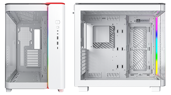 Montech KING 95 White Mid Tower PC Case LN140848 - KING 95 (W) | SCAN UK