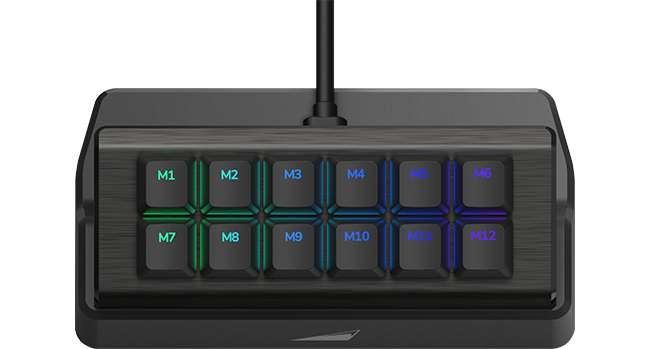 MOUNTAIN MacroPad 12 Key Customisable Content Creation Controller ...