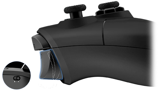 MSI Force GC300 Black Wireless / Wired Gaming Controller PC LN157991 ...