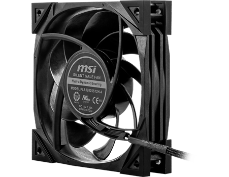 MSI MEG Silent Gale P12 120mm PWM Fan LN125313 - MEG SILENT GALE P12 ...