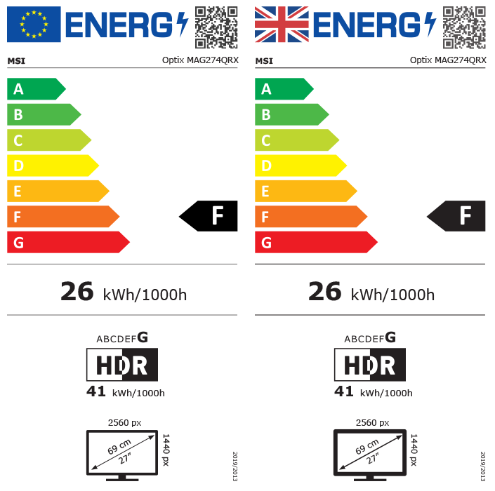 MSI 27" Quad HD 240Hz 1ms IPS G-SYNC Compatible HDR Gaming Monitor ...