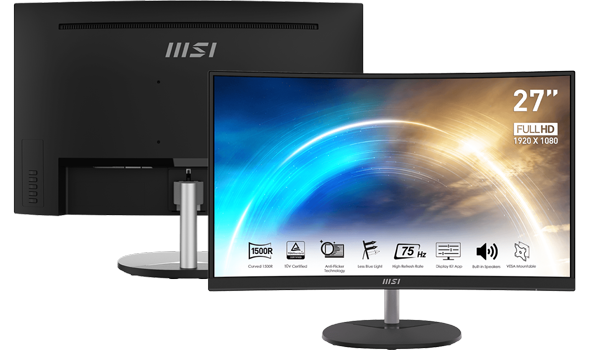 MSI 27" Full HD 75Hz 1ms Curved FreeSync Monitor LN136173 - PRO MP271CA ...