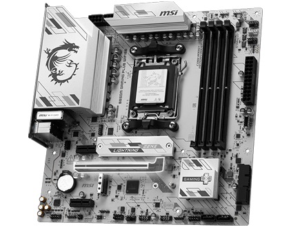 MSI B850M GAMING PLUS WiFi6E AM5 DDR5 PCIe 4.0 MicroATX Motherboard ...