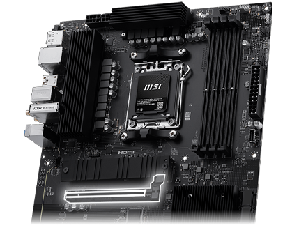 MSI PRO B850-S WIFI6E AM5 DDR5 PCIe 4.0 ATX Motherboard LN162222 - B850 ...