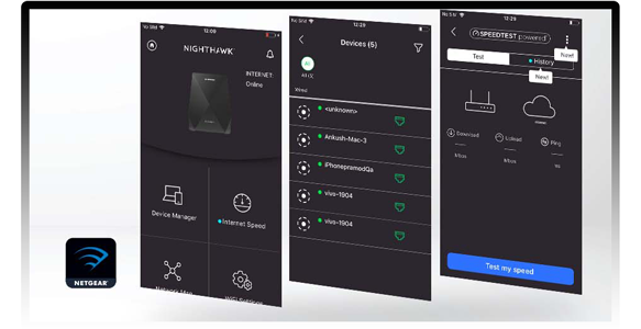 NETGEAR Dual-Band EAX80 Nighthawk WiFi Mesh Range Extender LN106396 ...