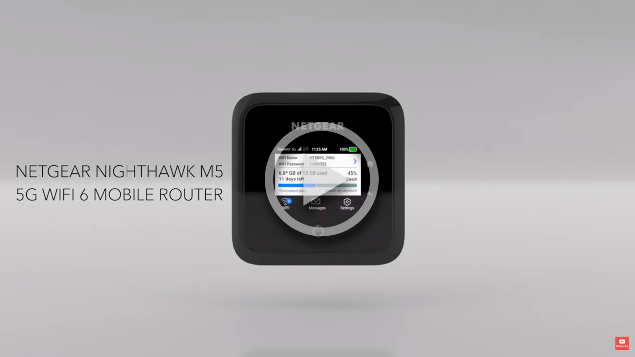 NETGEAR Nighthawk M5 5G/4G Mobile WiFi 6 Hotspot Router with LAN Port ...