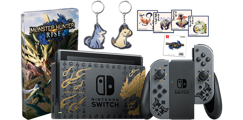 Nintendo Switch MONSTER HUNTER RISE Edition Pack LN114270 - 10006107 ...
