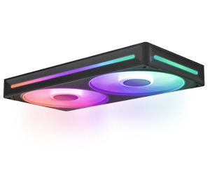 NZXT F240 RGB Core 240mm PWM Uni-body Fan Black LN147336 - RF-U24HF-B1 ...