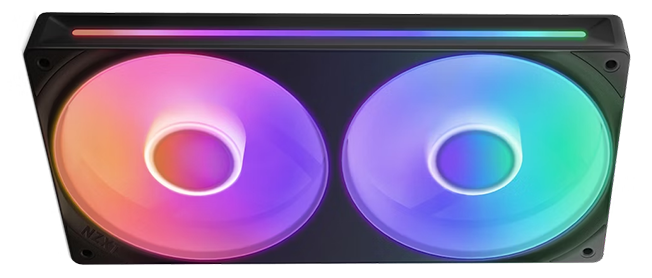 NZXT F240 RGB Core 240mm PWM Uni-body Fan Black LN147336 - RF-U24HF-B1 ...