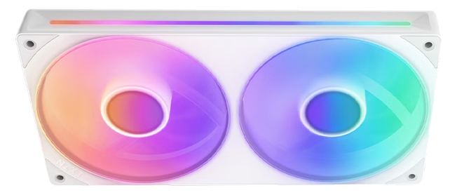NZXT F240 RGB Core 240mm PWM Uni-body Fan White LN147337 - RF-U24HF-W1 ...