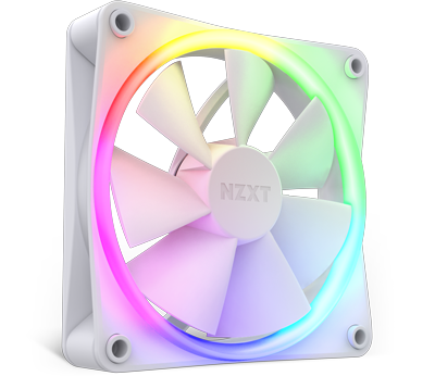 NZXT F120 RGB 120mm PWM Fan 3 Pack with Controller White LN128522 - RF ...